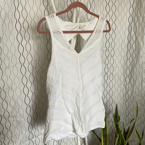 Moth | Tops | L Moth Tank W Back Cutout | Poshmark